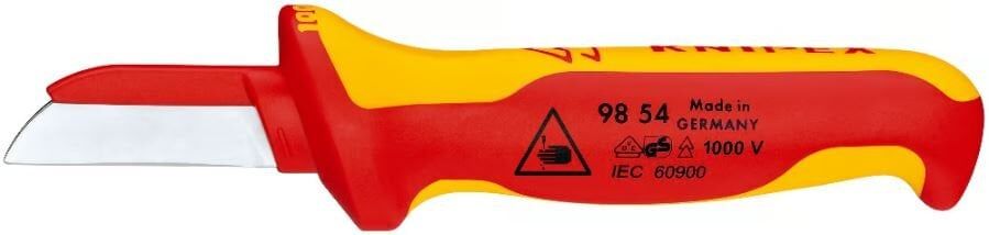 KNIPEX VDE 1000 Volt Kablo İzole Sıyırma Bıcağı 190 mm (9854) | Sanat ...